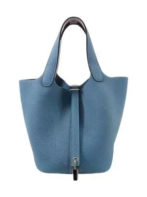 Hermès Picotin Lock Pm Tote Bag Blue