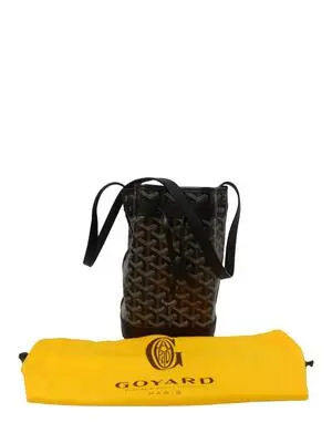 Goyard Pm Petit Flot Bucket Bag - Black