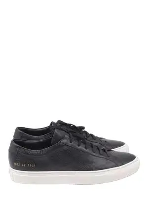 COMMON PROJECTS Achilles Low Grained Sneakers - Black