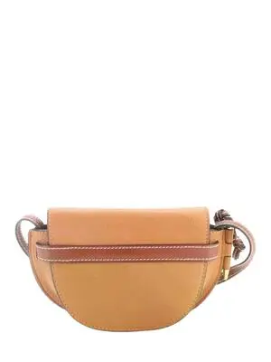Loewe Gate Shoulder Bag Leather Mini Crossbody Bag - Brown
