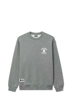FINGERCROXX Logo-print Sweatshirt Grey