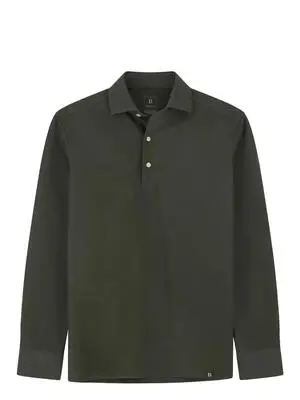 Boggi Milano Sakura Polo In Japanese Jersey - Green