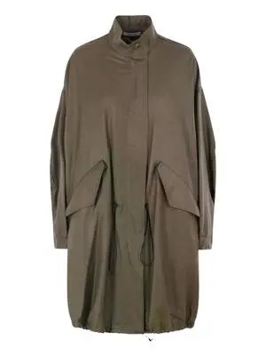 Dusan Oversized Wool Parka - Green