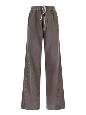 Rick Owens Press-stud Drawstring Trousers - Grey