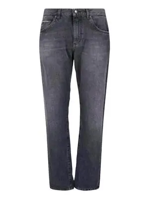 Dolce & Gabbana Logo-patch Jeans Grey