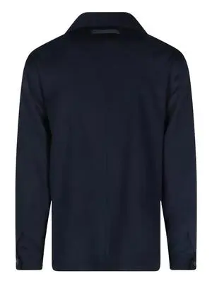 Zegna Oasi Cashmere Alba Overshirt - Blue