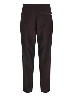 Herno Drawstring Straight-leg Trousers - Brown