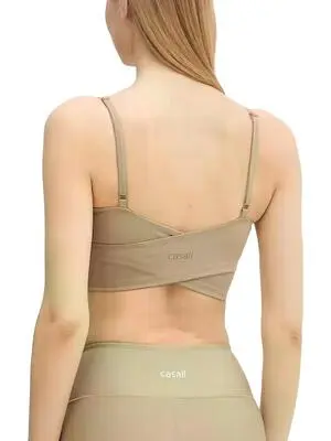 CASALL Wrap-style Sports Bra - Neutrals
