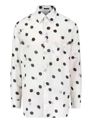 Paul Smith Polka-dot Shirt - Neutrals