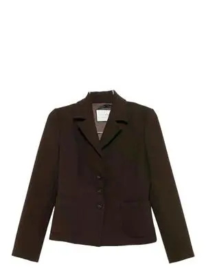 ANDIATA Notched-lapels Blazer - Brown