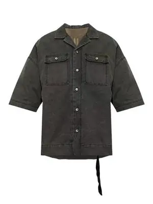 Rick Owens Oversized Denim Shirt - Grey