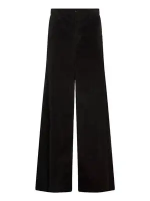 LOIS Corduroy Wide-leg Trousers - Brown