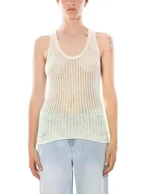 CYCLE Nia Open-knit Tank Top
