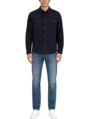 PAOLO PECORA Button-up Chest-pocket Shirt - Blue