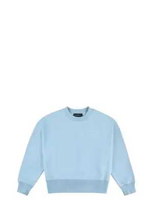Hogan Logo-print Crew-neck Sweatshirt - Blue