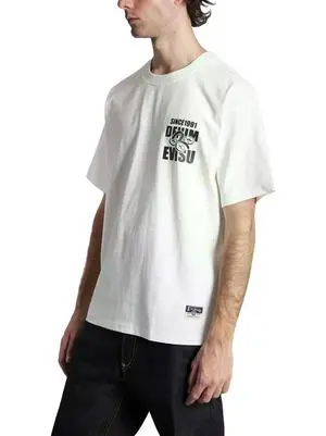 EVISU Logo-print Seagull T-shirt - White
