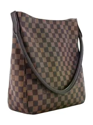 LOUIS VUITTON Looping Handbag Damier Gm Shoulder Bag - Brown