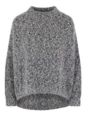 Dusan Mélange Cashmere Sweatshirt - Black