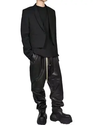Rick Owens Alice Buckle-strap Jacket - Black