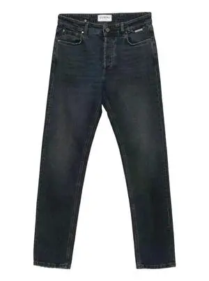 Iceberg Logo-plaque Straight-leg Jeans - Blue