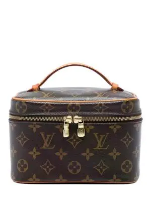 LOUIS VUITTON 2019 Monogram Nice Mini Case Vanity Bag - Brown