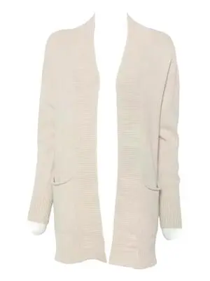 VELA SHOP Ribbed-trim Open-front Cardigan