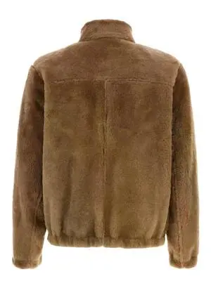 SALVATORE SANTORO Reversible Shearling Jacket - Brown