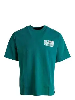 WILLY CHAVARRIA Logo-print Short-sleeve T-shirt Green