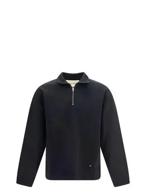 Valentino Garavani Quarter-zip Sweatshirt - Black