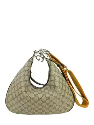 Gucci Attache Gg Shoulder Bag Brown