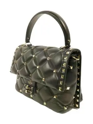 Valentino Garavani Candystud Two-way Handbag - Black