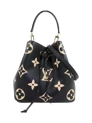 LOUIS VUITTON Neo Noe Mm Monogram Empreinte Shoulder Bag - Black
