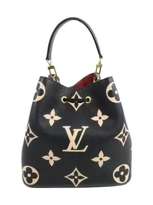 LOUIS VUITTON Neo Noe Mm Monogram Empreinte Shoulder Bag - Black