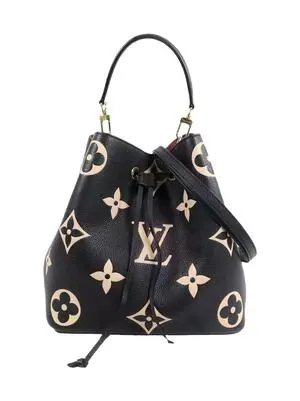 LOUIS VUITTON Neo Noe Mm Monogram Empreinte Shoulder Bag - Black
