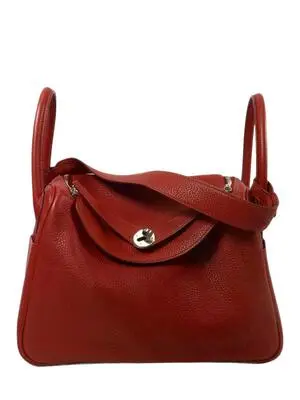 Hermès 2014 30 Lindy Tote Bag Red