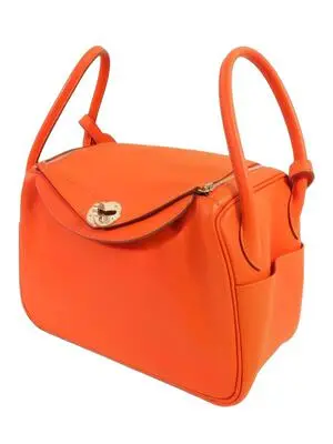 Hermès Lindy Leather Shoulder Bag - Red