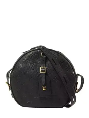 LOUIS VUITTON Mm Boite Chapeau Souple Monogram Empreinte Handbag - Black