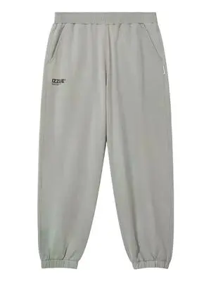Izzue Logo-print Elasticated Track Pants - Grey