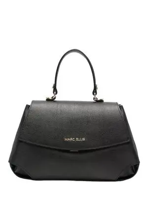 MARC ELLIS Spency Grainy Leather Tote Bag Black