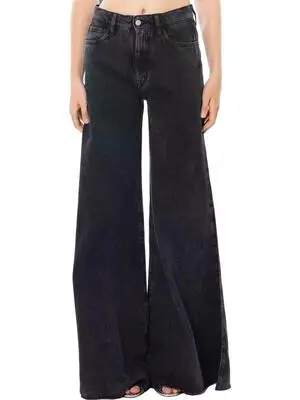 CYCLE Asia Wide-leg Jeans - Black