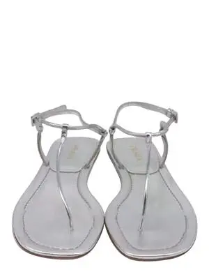 Prada T-strap Sandals Silver