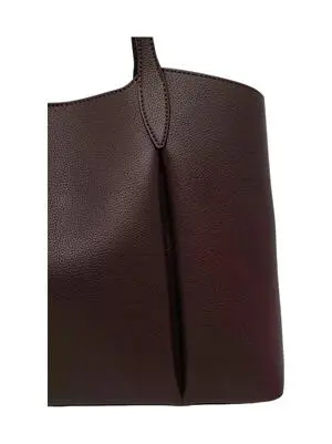 Guess Melody Logo-plaque Pebbled-effect Tote Bag - Brown