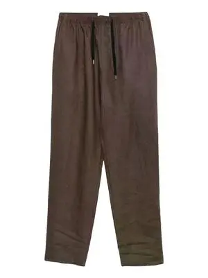 CELLAR DOOR Alfred Straight-leg Trousers - Brown