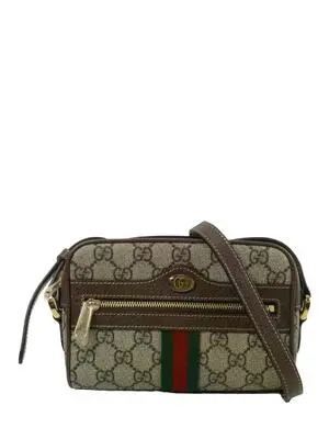 Gucci Mini Ophidia Gg Supreme Crossbody Bag - Neutrals