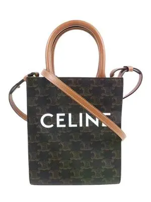 Celine Mini Vertical Cabas Tote Bag - Brown