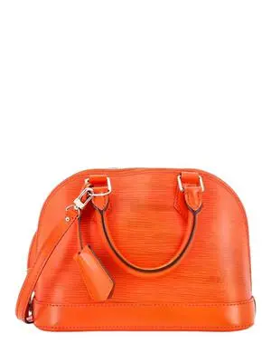 LOUIS VUITTON Alma Handbag Epi Leather Bb Satchel - Orange