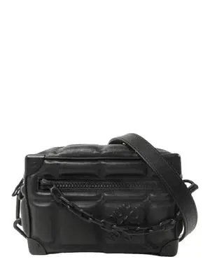 LOUIS VUITTON Mini Soft Trunk Puffy Damier Shoulder Bag - Black