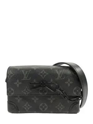 LOUIS VUITTON Steamer Monogram Eclipse Shoulder Bag - Black
