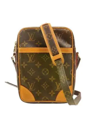 LOUIS VUITTON Danube Monogram Shoulder Bag - Brown