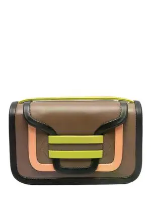 Pierre Hardy Alpha Leather Shoulder Bag - Brown